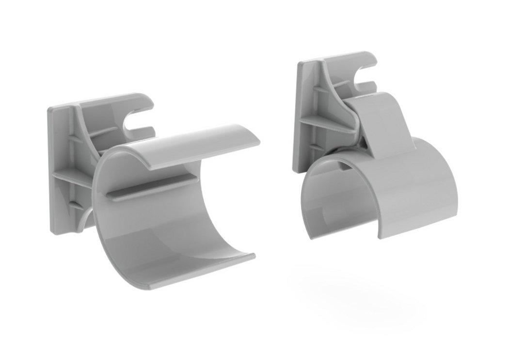 Ledpoint S.r.l. | Adjustable mounting clip for round aluminium profile