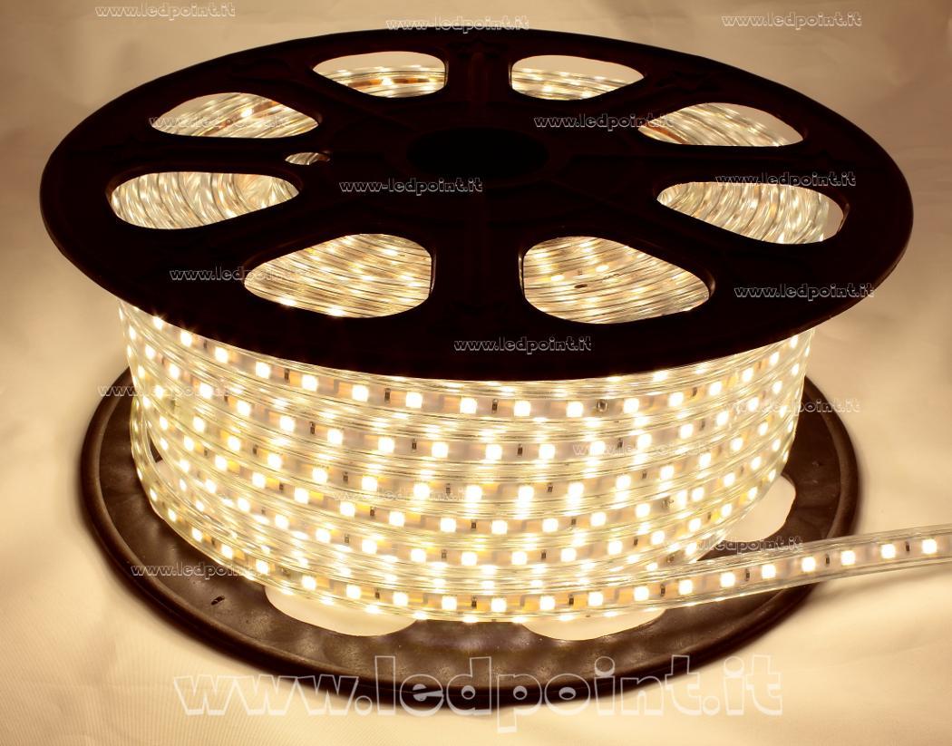 Ledpoint S.r.l. | Striscia led 50m bianco caldo 3000K 5050 60led/m PCB ...