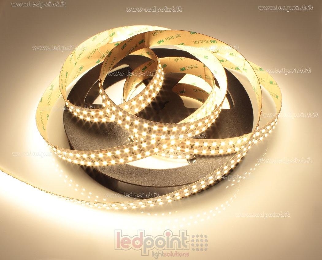 Ledpoint S.r.l. | Striscia led 3m bianco caldo 2900-3000K 2835 252led/m ...