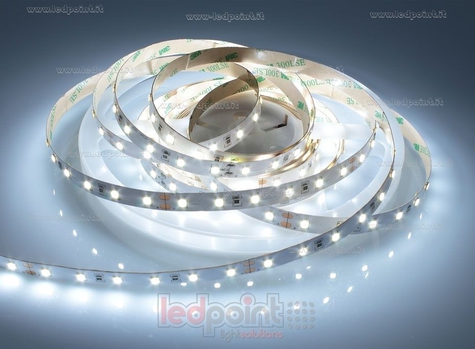 Ledpoint S.r.l. | Striscia led 4m bianco freddo 6000-6500K 2835 60led/m ...