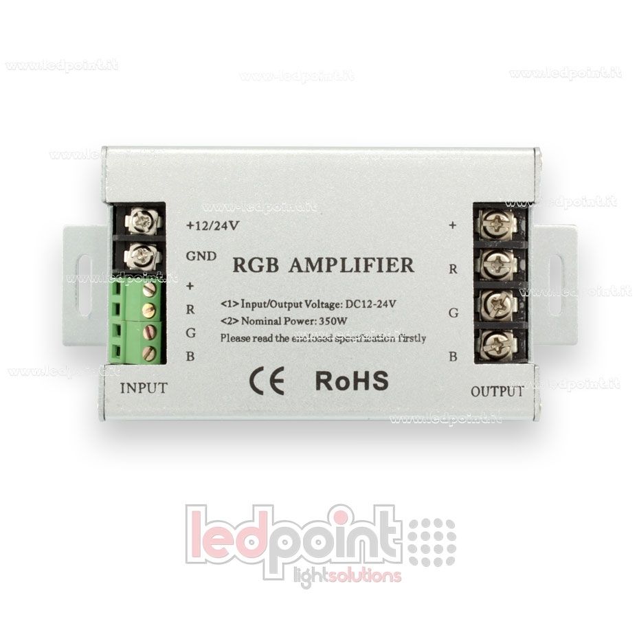 Ledpoint S.r.l. | RGB signal amplifier 12-24V 24A