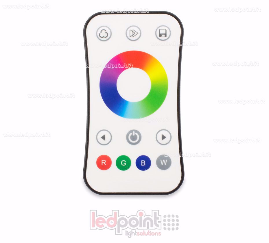 Ledpoint S.r.l. | Single zone RGB/RGBW white remote control, RF2.4G