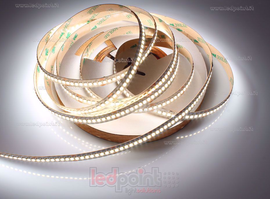Ledpoint S.r.l. | LED strip 5m white 4000K 3step CRI>90 240leds/m 2835 ...