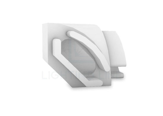 Ledpoint S.r.l. | Corner, round, external end cap for AN02-08 and AN03-08 corner profile