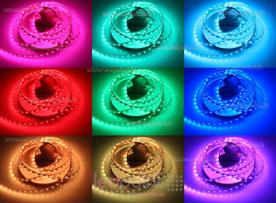 Ledpoint S.r.l. | RGB LED strip 5m 3838 70led/m 24V 13,3W/m PCB 8mm ...