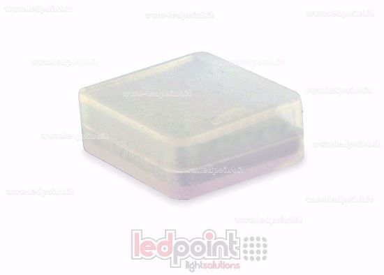 Ledpoint S.r.l. | Transparent 14mm silicone end cap for LED strip with ...