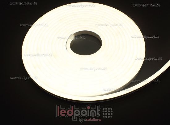 Ledpoint S.r.l. | Led Neon Flex 6mm bianco 2835 24V 9,6W 120led/m IP65 10m