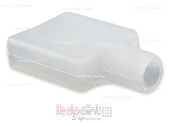 Ledpoint S.r.l. | Transparent silicone end cap with hole for power ...
