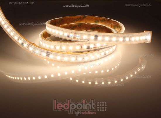 Ledpoint S.r.l. | LED strip 25m warm white led 3000K 2835 130led/m 230V ...
