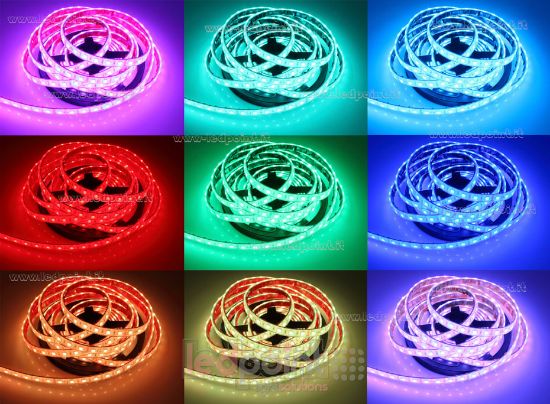 Ledpoint S.r.l. | LED strip 25m RGB 72led/m 5050 230V 12W/m, IP67 solid ...