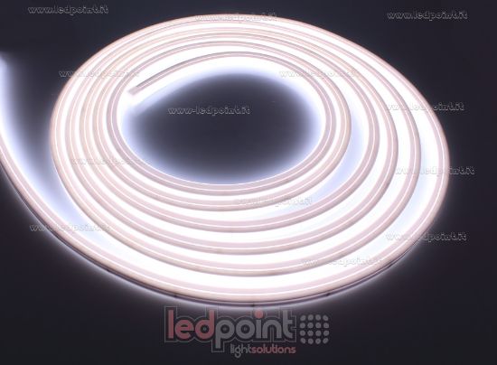 Ledpoint S.r.l. | Led Neon Flex in polyurethane 10mm top view white ...