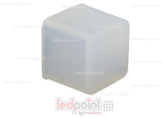Ledpoint S.r.l. | Transparent cap for Led Neon Flex 10x10mm
