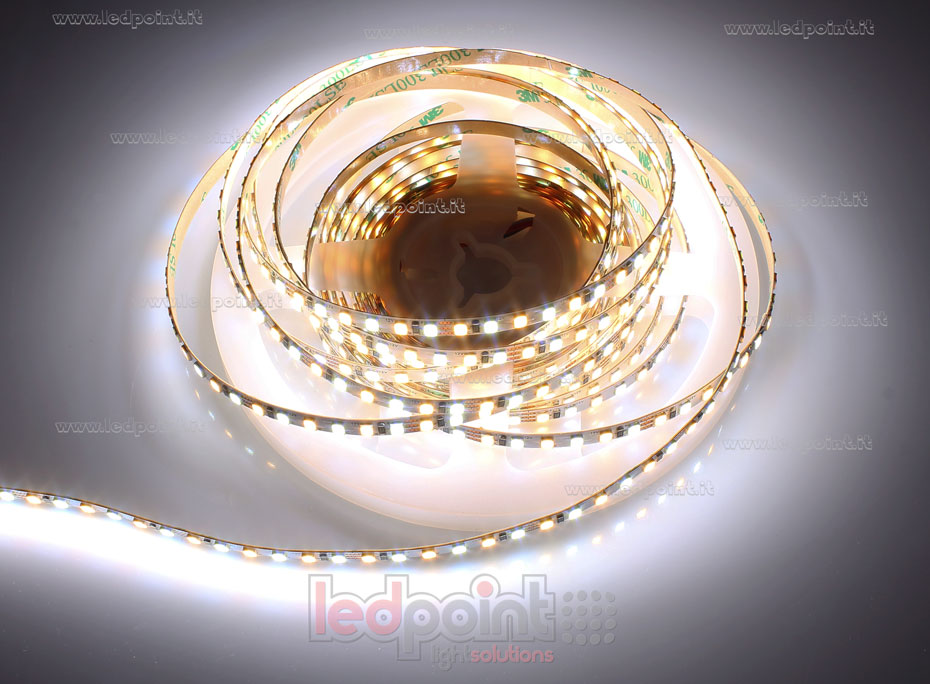 Ledpoint S.r.l. | Striscia led 5m CCT 3 fili 2700K-6500K 3step 2835 ...