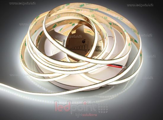 Ledpoint S.r.l. | COB LED strip white 50m 4000K CRI Ra>93 320led/m 24V 8W/m