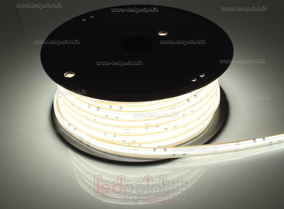 Ledpoint S.r.l. | COB LED strip 25m, white 4000K, 360led/m, 230V, 13W/m ...
