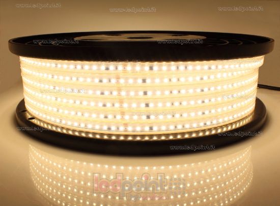 Ledpoint S.r.l. | LED strip 50m warm white led 3000K 2835 120led/m 230V ...