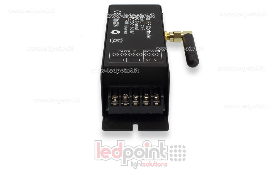 Ledpoint S.r.l. | Kit Wifi 12V + 2 Ricevitori CCT 12-24V, 2ch*6A