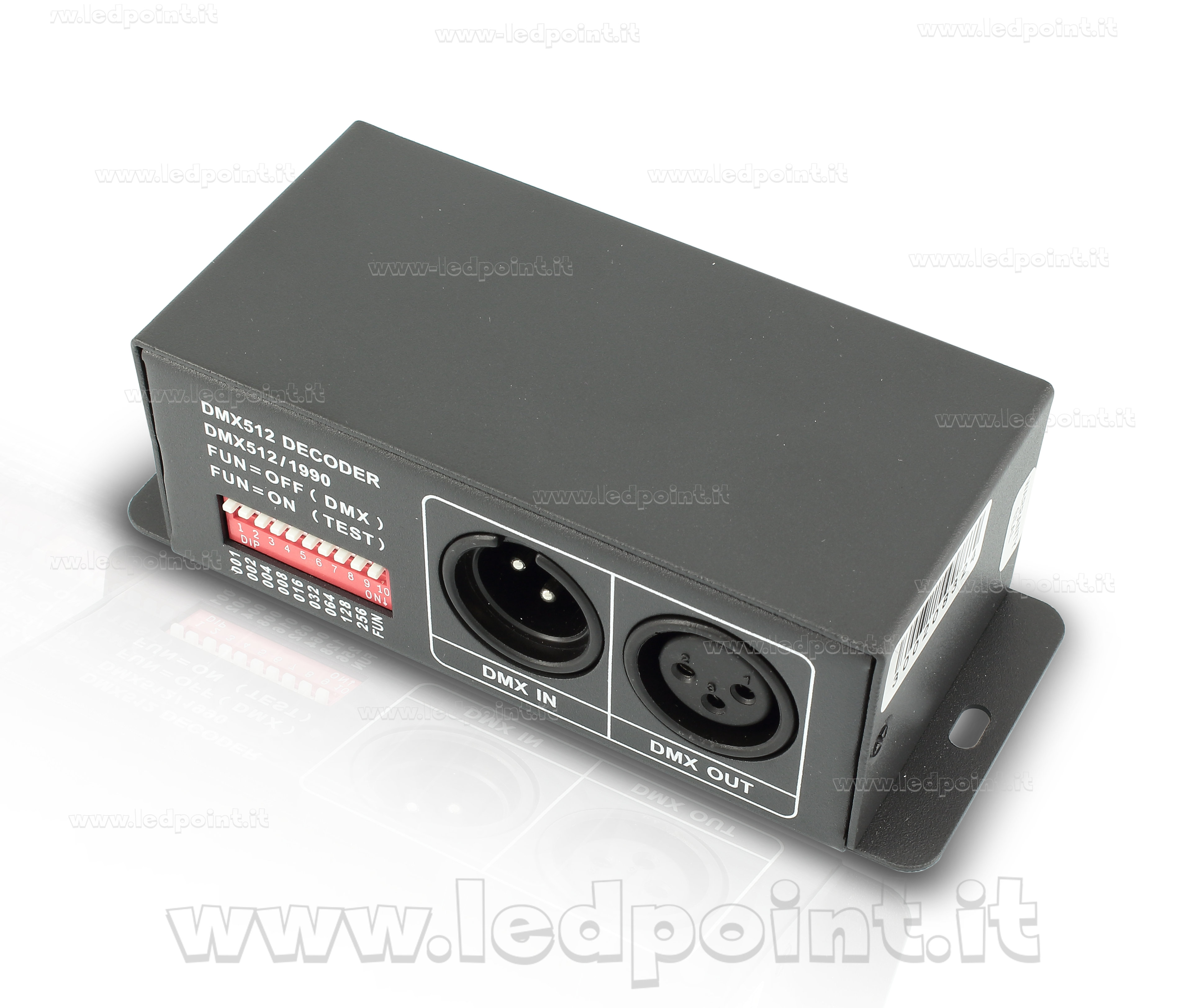 Ledpoint S.r.l. | DMX512 decoder, 3A per 3 channels, tension 5~24V
