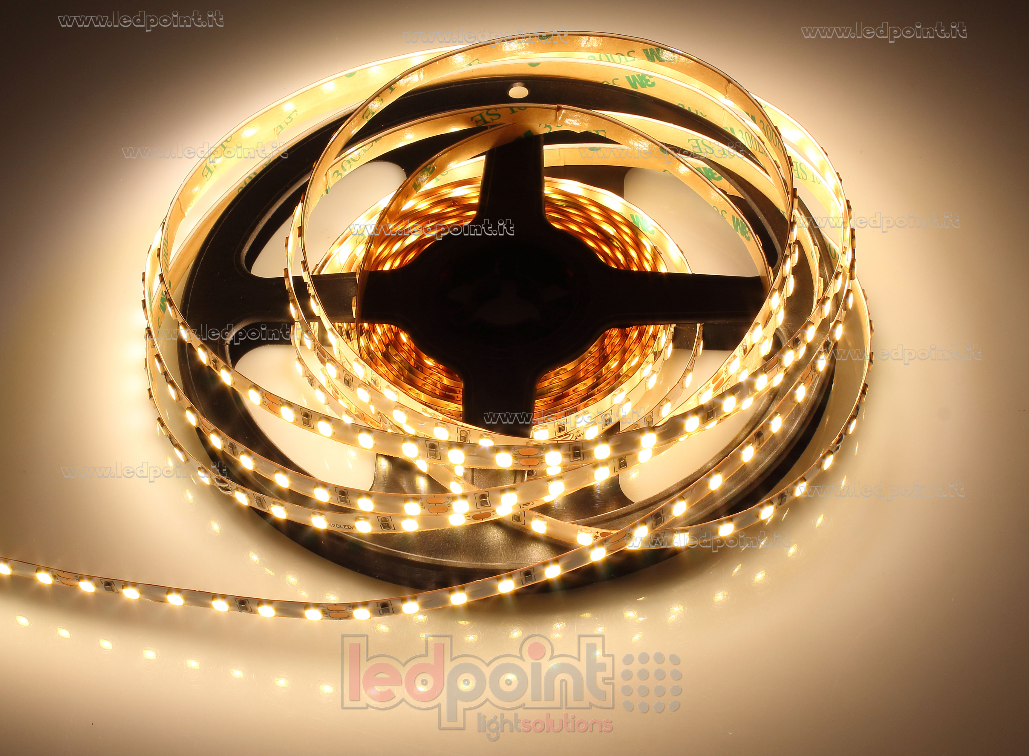 Ledpoint S.r.l. | LED strip 5m warm white 3000K 3step 2835 120 leds/m ...