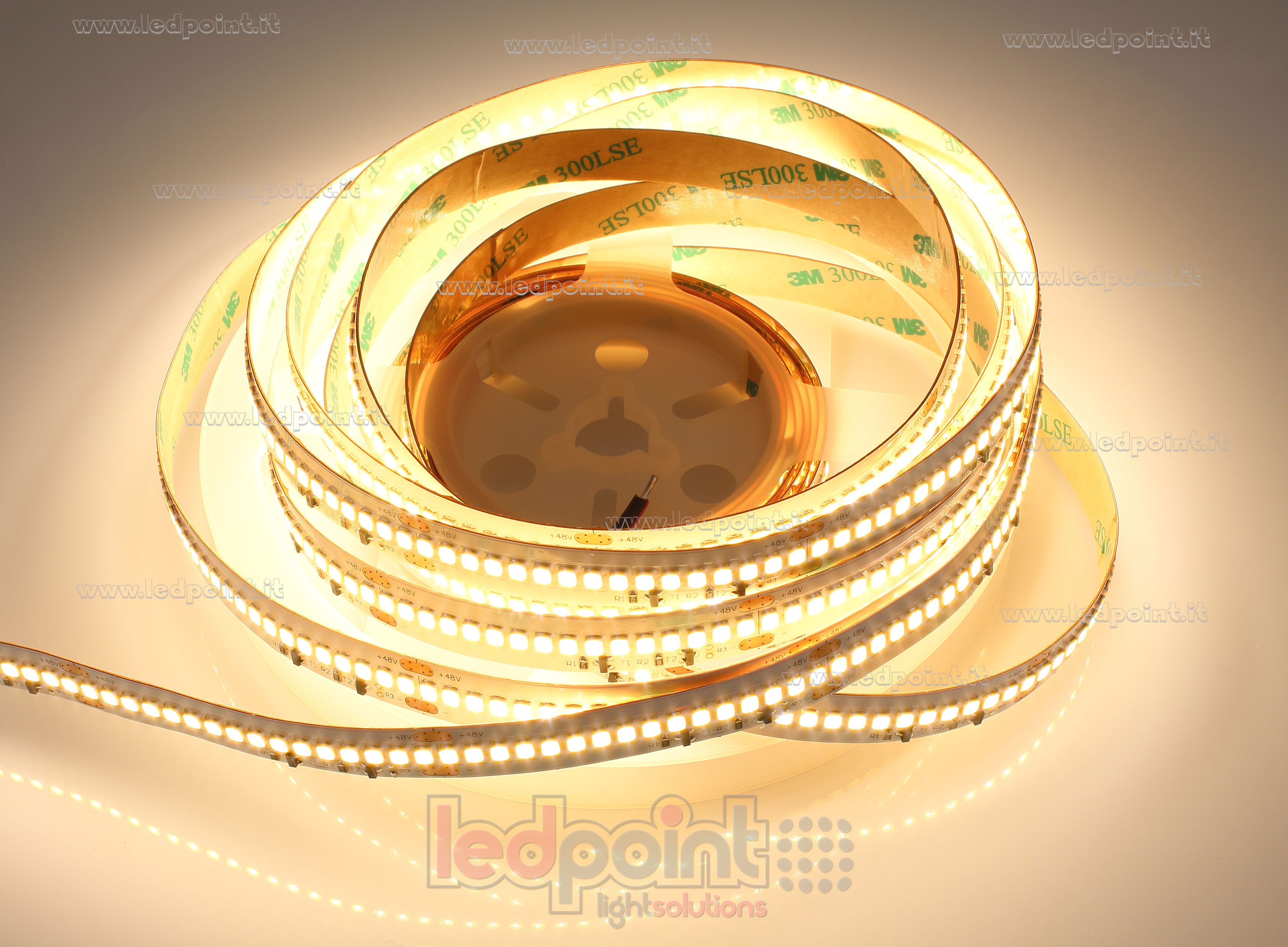 Ledpoint S.r.l. | LED strip 5m warm white 3000K 3step 2835 256leds/m ...
