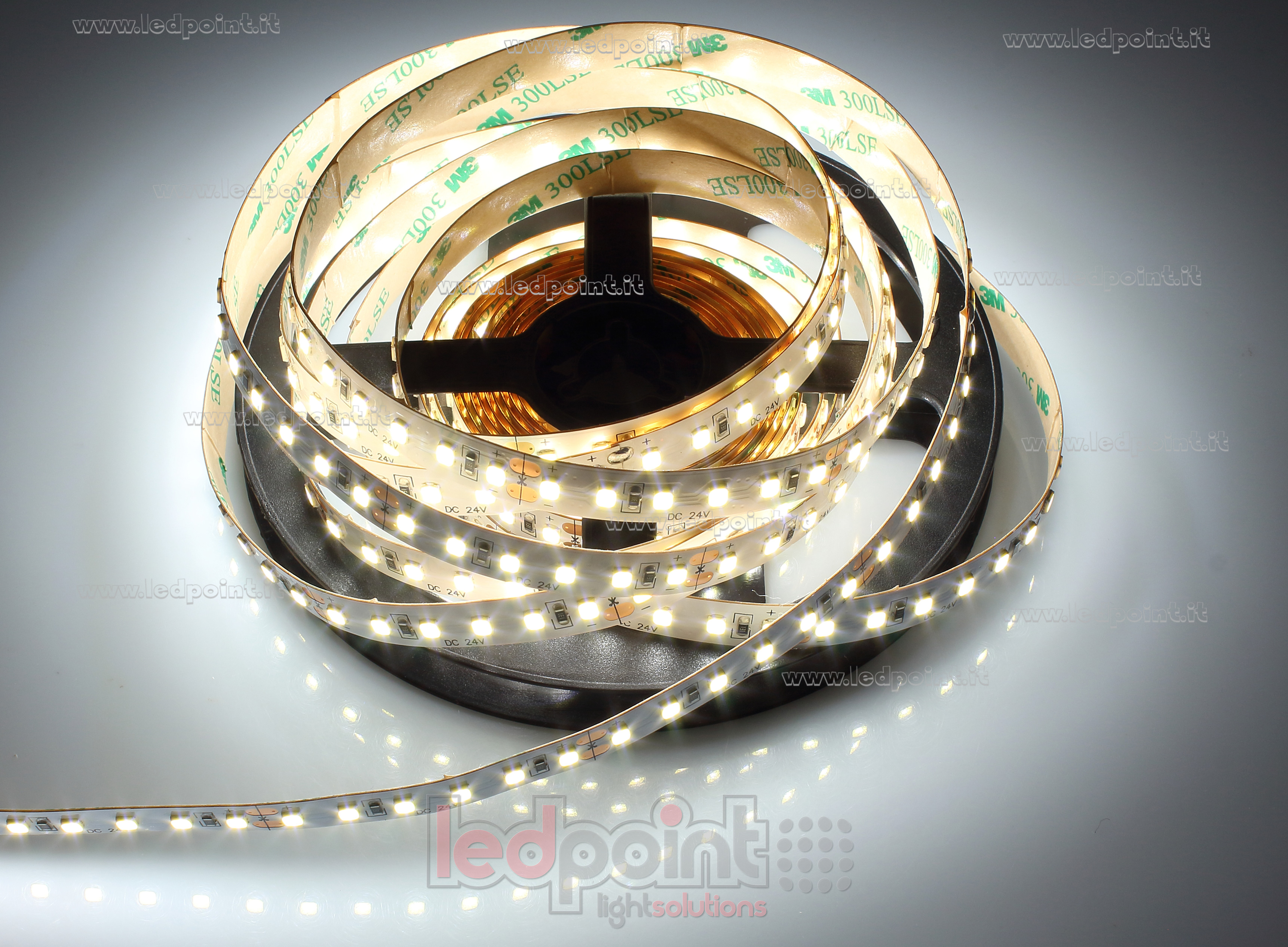 Ledpoint S.r.l. | Striscia led 5m bianco 4000K 3step 2835 120led/m 24V 14,4W/m