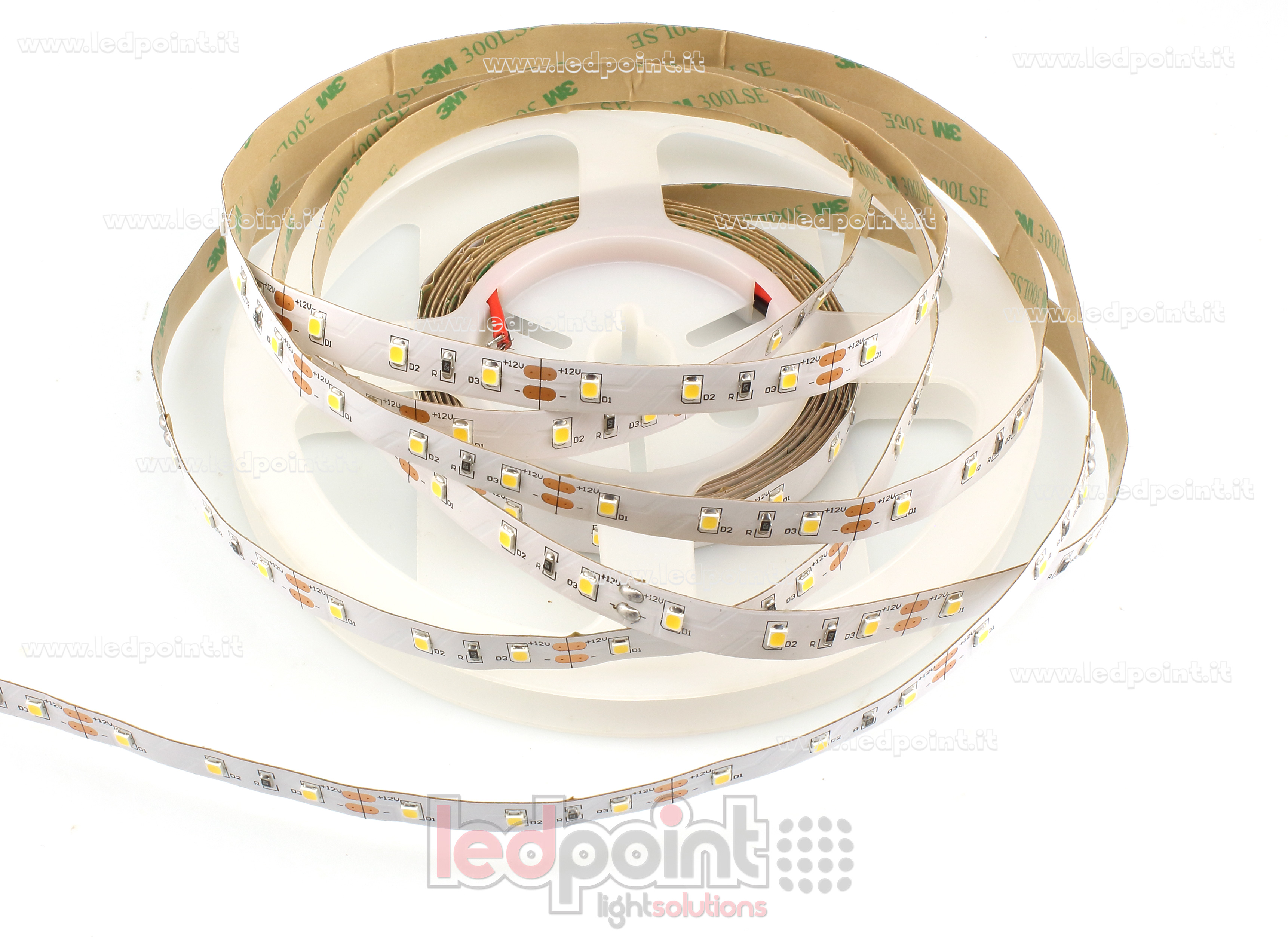 Ledpoint S.r.l. | Striscia led 5m bianco 4000K 3 step 2835 60led/m 12V 14,4W/m