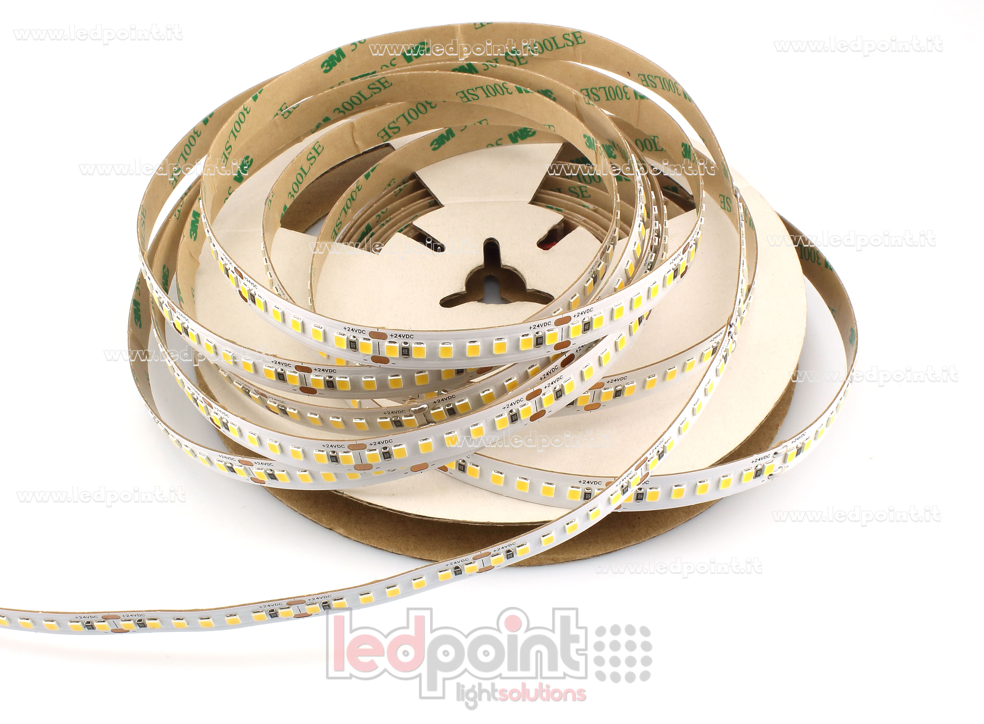 Ledpoint S.r.l. | Striscia led 5m bianco 4000K 3step 2835 182led/m Honglitronic 24V 16,6W/m