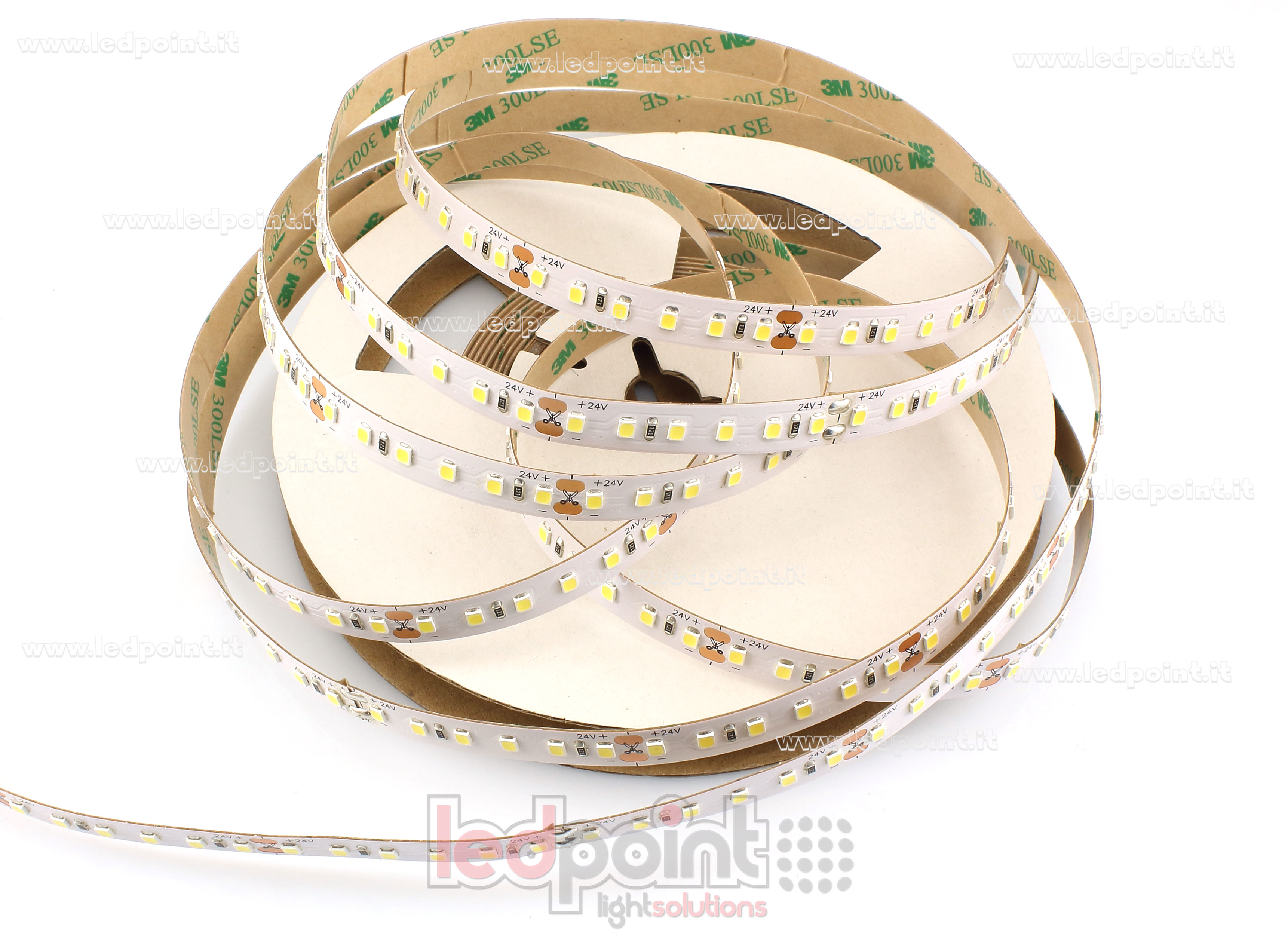 Ledpoint S.r.l. | LED strip 5m white 6500-7000K 2835 120led/m 24V 14,4W/m