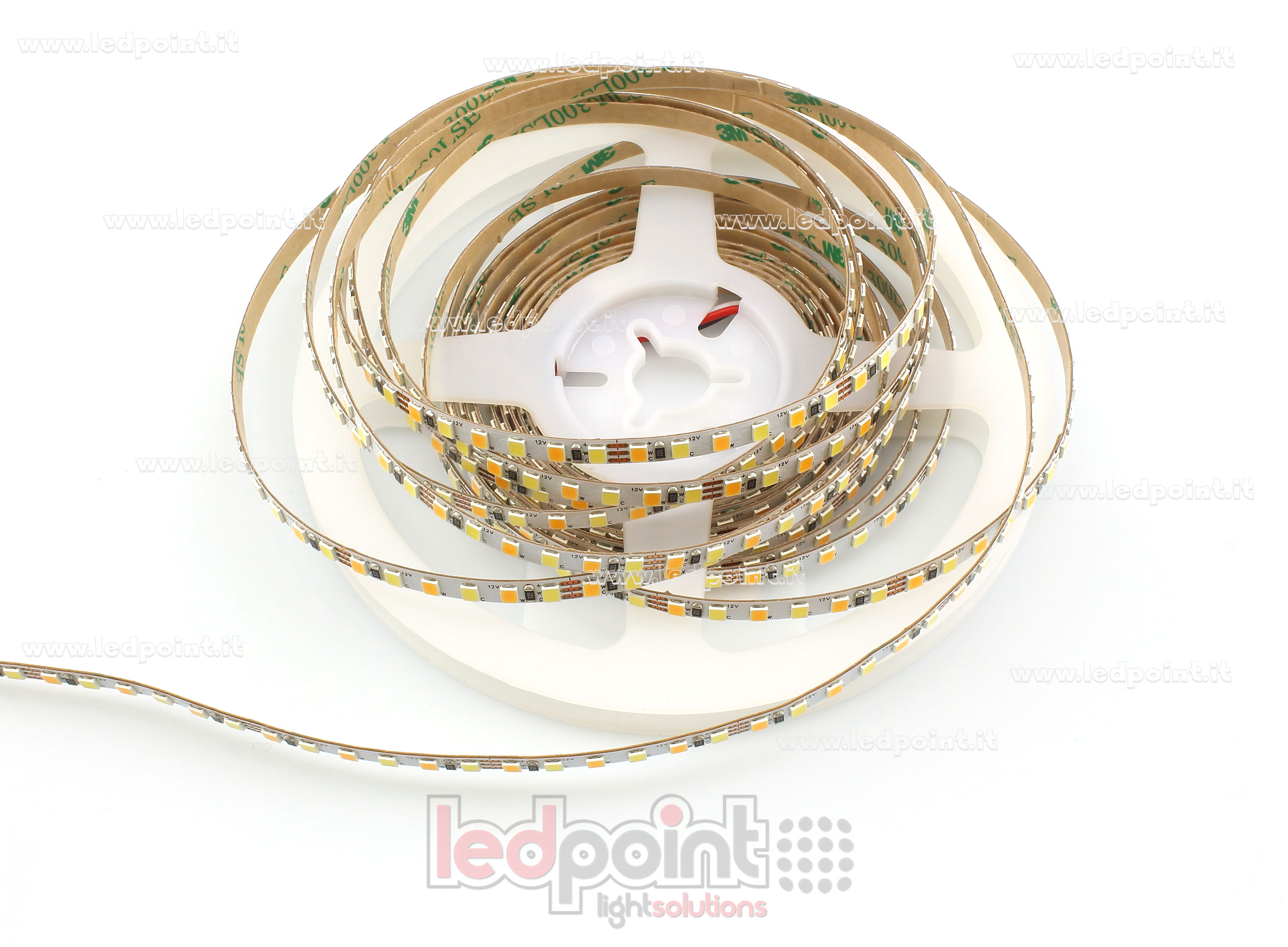 Ledpoint S.r.l. | Striscia led 5m CCT 3 fili 2700K-6500K 3step 2835 ...