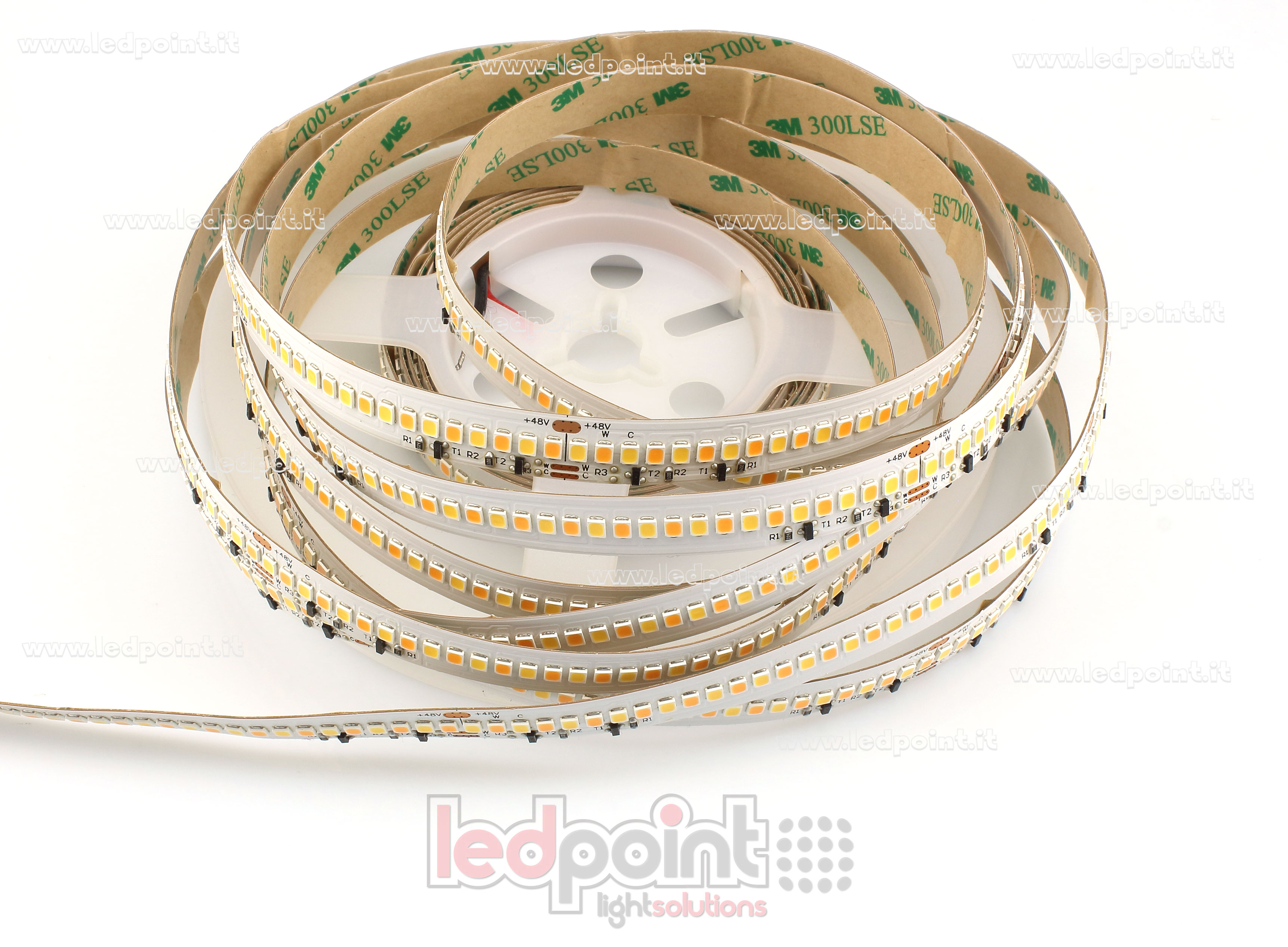 Ledpoint S.r.l. | Striscia led 5m CCT 3 fili con spettro luminoso ...