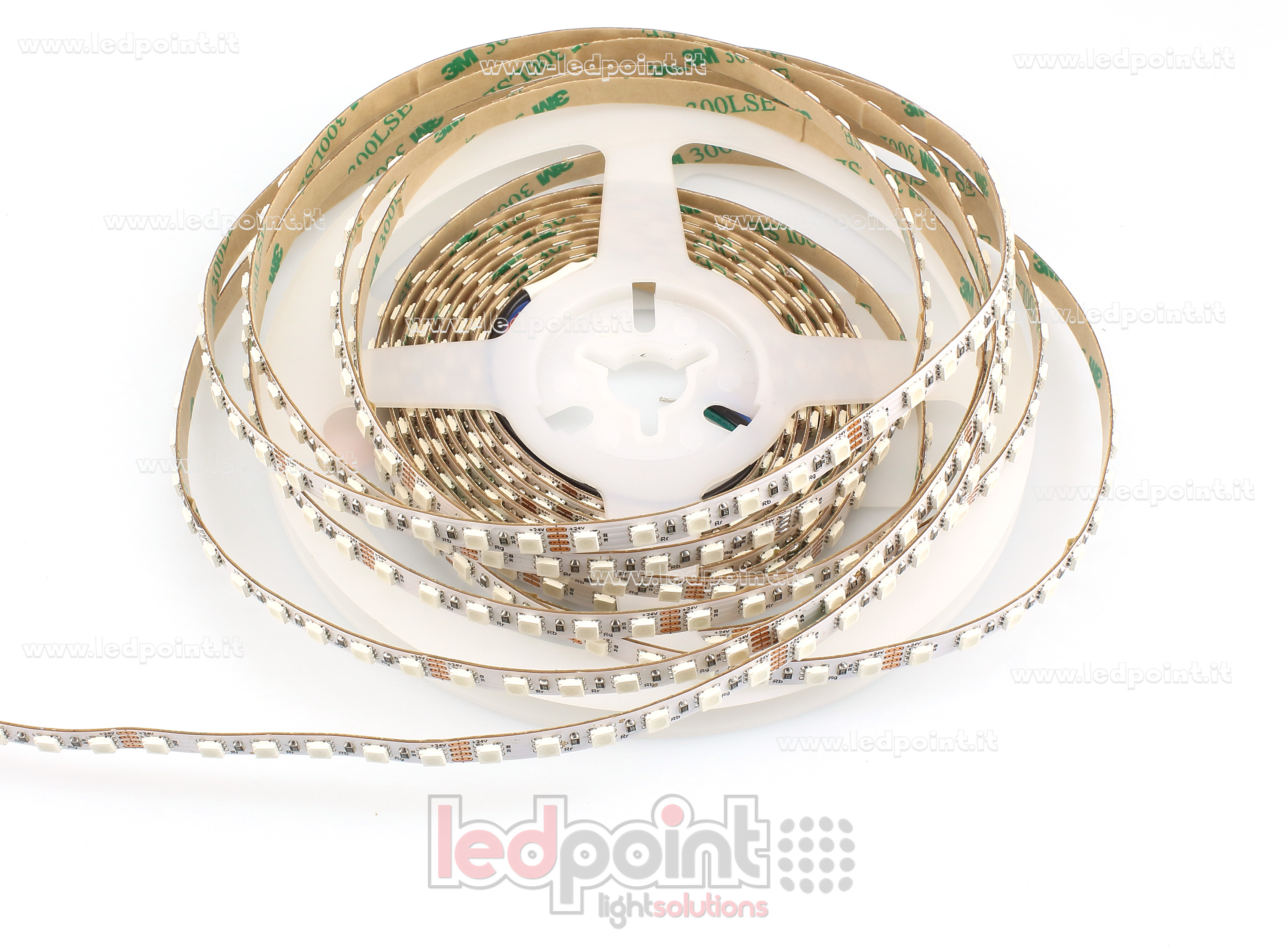 Ledpoint S.r.l. | RGB LED strip 5m 3838 120led/m 24V 9,6W/m PCB 6mm