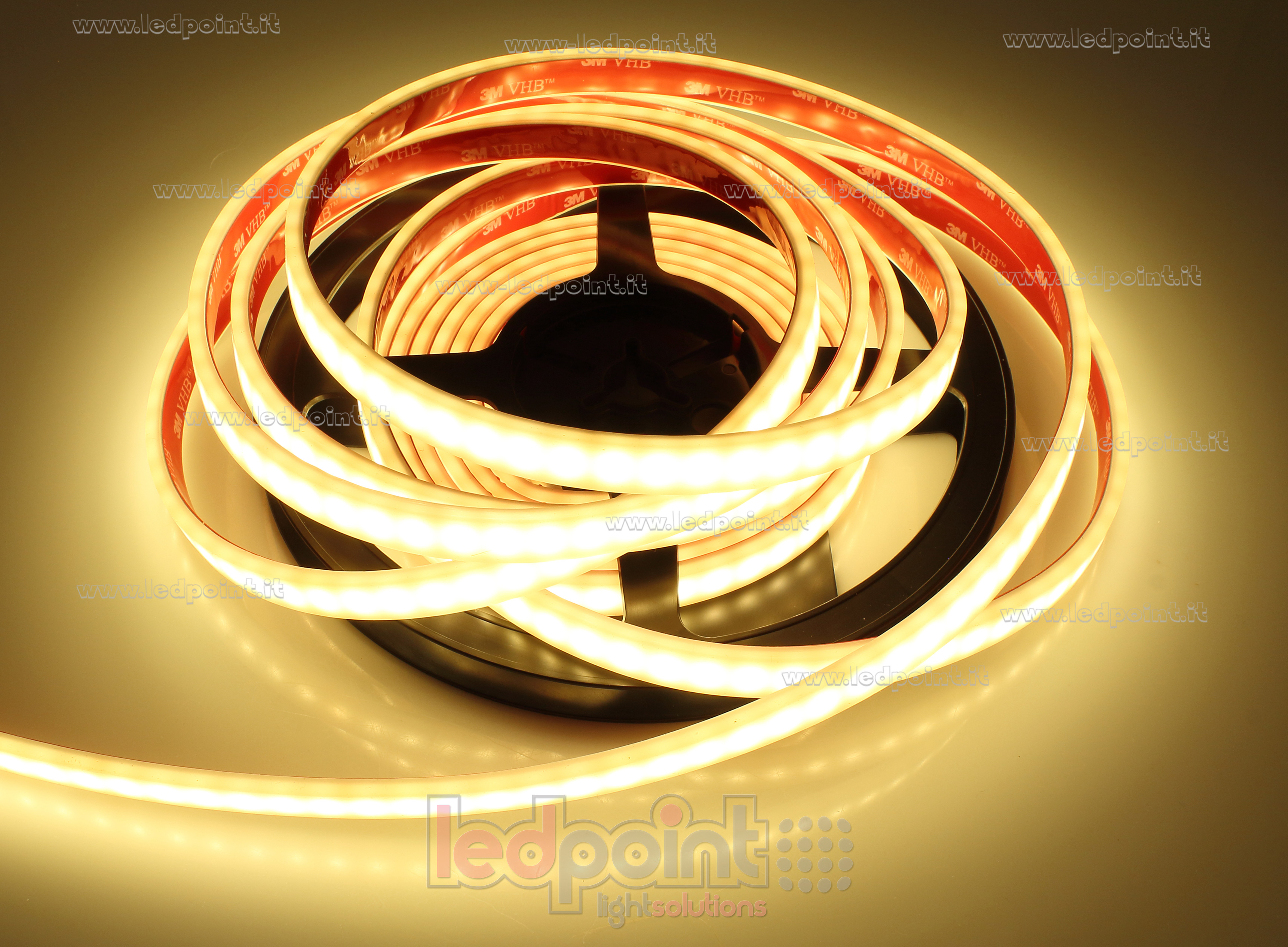 Ledpoint S.r.l. | LED strip 5m warm white led 2700K 3step 2835 120led/m ...
