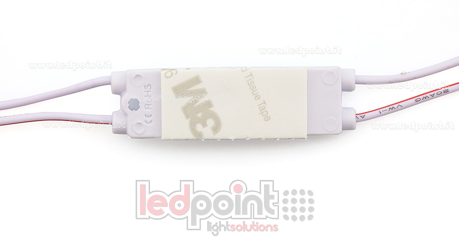 Ledpoint S.r.l. | Modulo 2 led 2835, 0,72W 12V, bianco caldo 3000-3500K ...