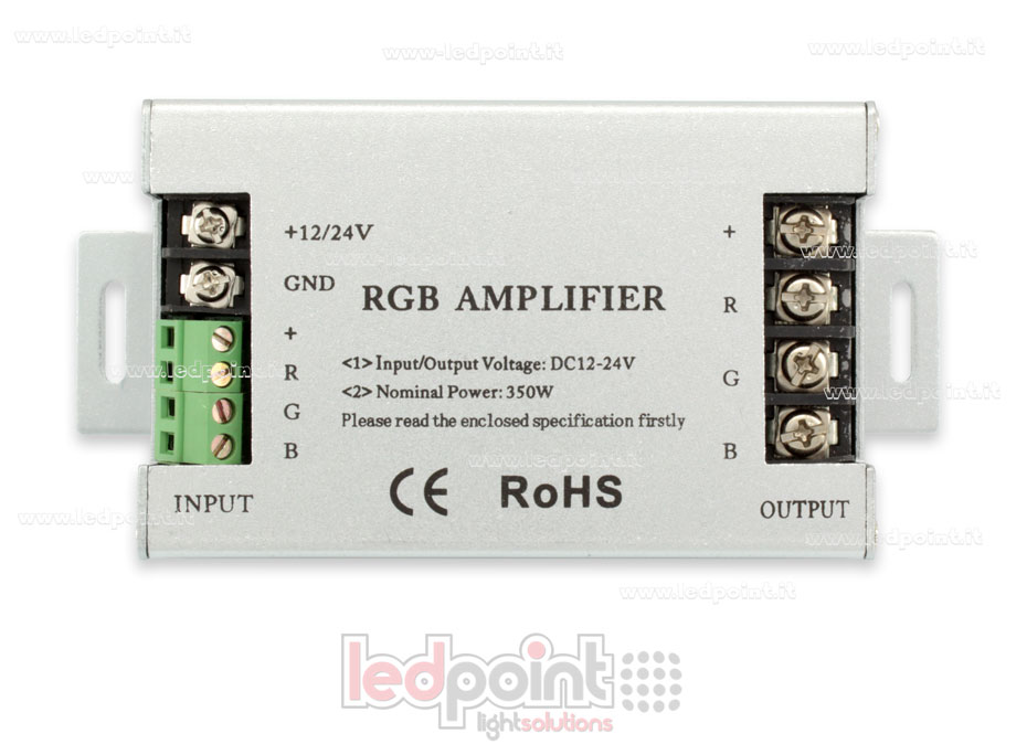 Ledpoint S.r.l. | RGB signal amplifier 12-24V 24A