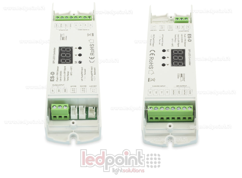 Ledpoint S.r.l. | Sensore Dual PIR + Controller Dual Push Button SPI 5 ...