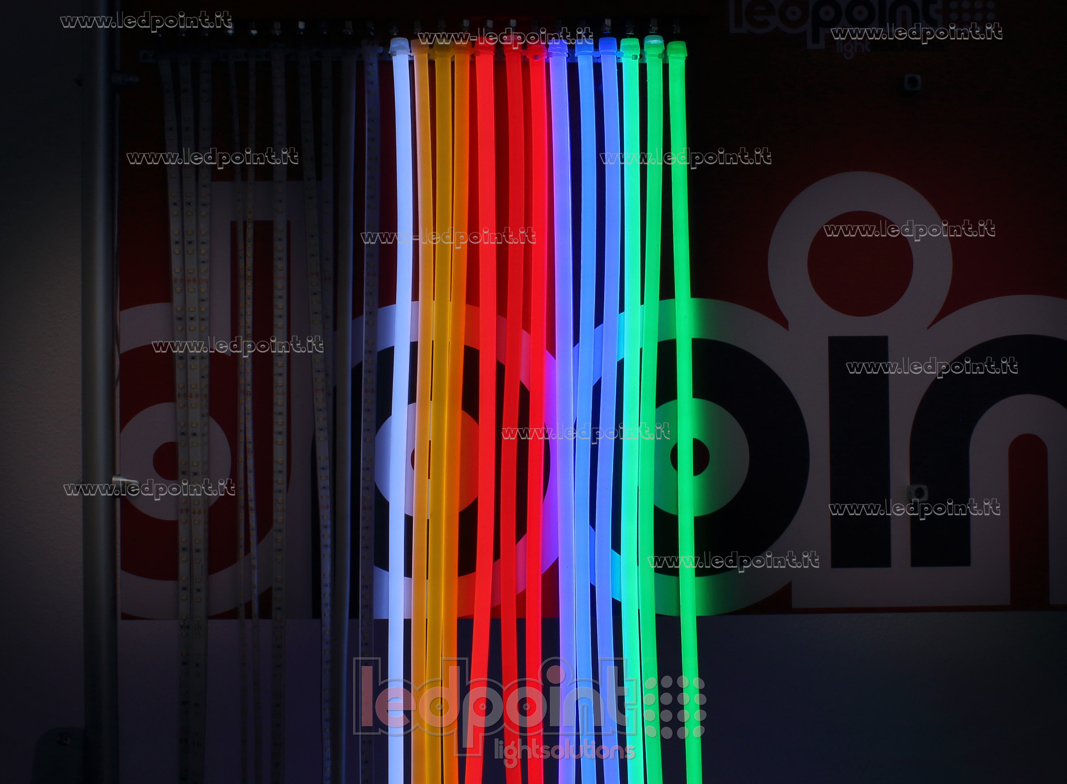 Ledpoint S.r.l. | LED strip 5m blue 2835 120 led/m 24V 9,6W/m, IP67 ...