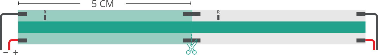 Ledpoint S.r.l. | Striscia led COB 5m bianco 4000K CRI Ra>93 480led/m ...